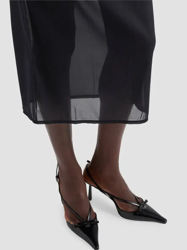 Prada Stretch Silk Chiffon Slip