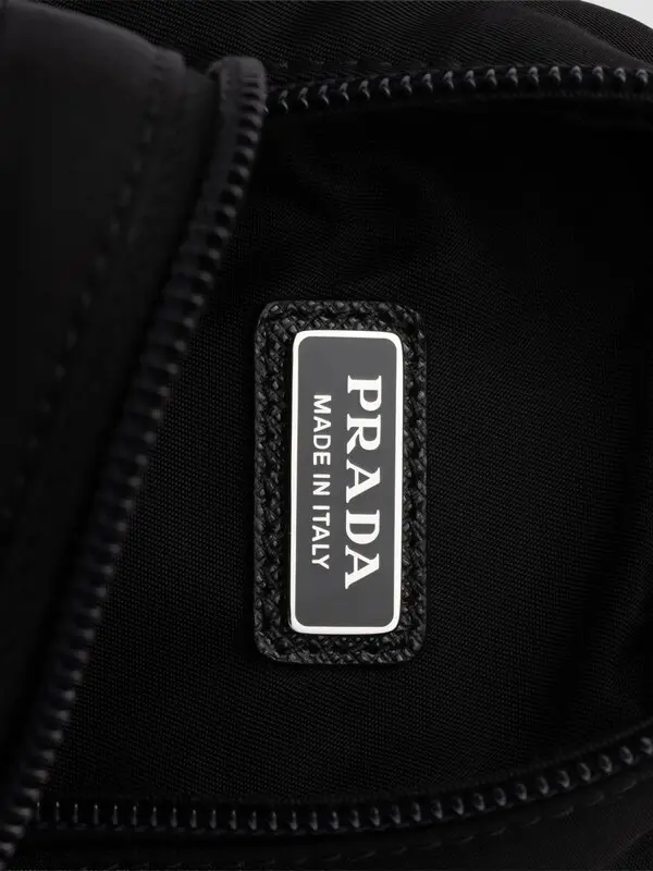 Prada Re-nylon And Saffiano Leather Pouch