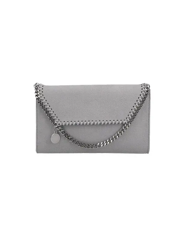 Stella McCartney Textured Polyester Crossbody Bag - Grey