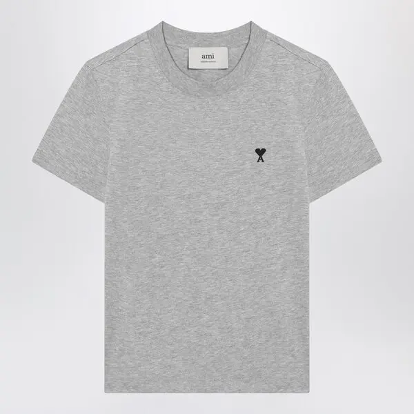 AMI Paris De Coeur T-shirt - Grey
