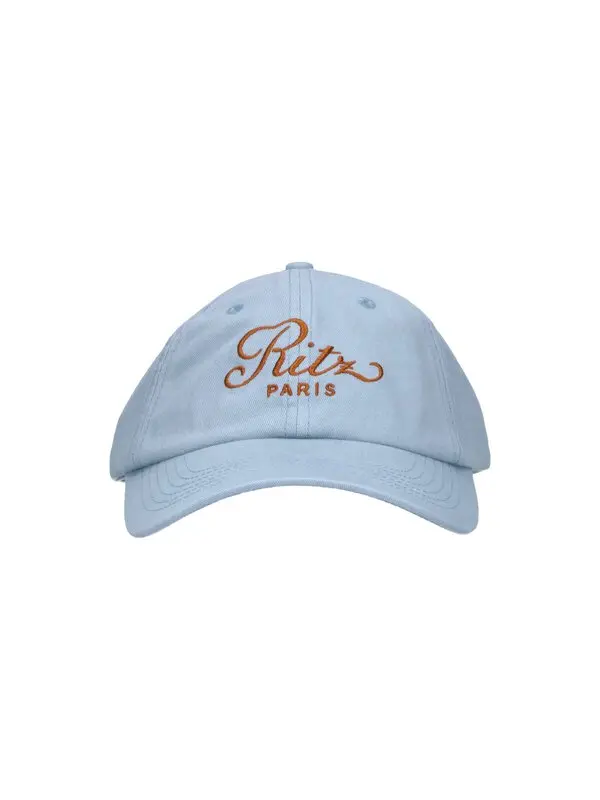 FRAME Embroidered Baseball Cap - Light Blue