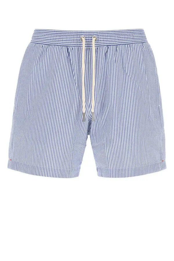 Orlebar Brown Embroidered Seersucker Swimming Shorts