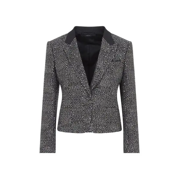 TOM FORD Sequined Tweed Jacket - Black