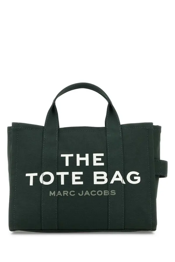 Marc Jacobs Medium Canvas Tote Handbag With Silver-tone Hardware - Blue