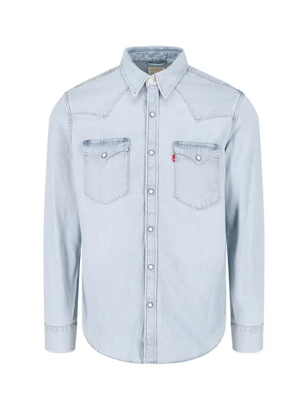 LEVI'S STRAUSS Long Sleeve Denim Western Shirt