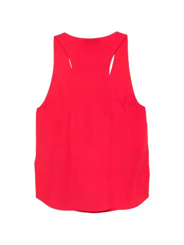 SIMONA CORSELLINI Scoop-neck Top - Red