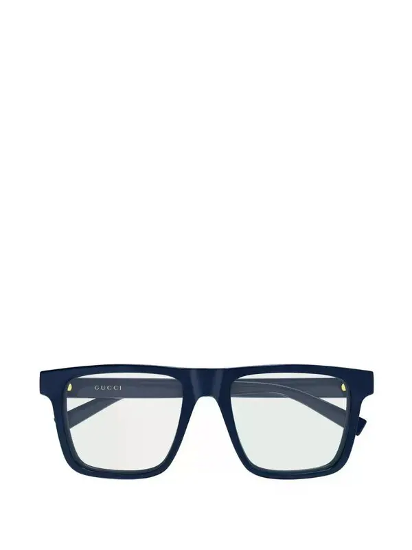 Gucci Square-frame Glasses - Blue
