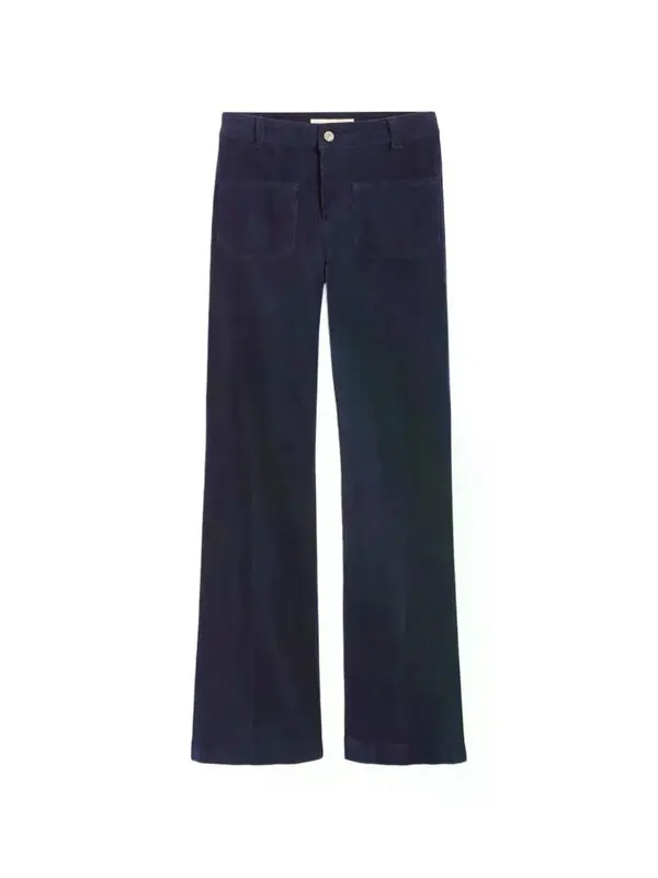 Vanessa Bruno Dompay Corduroy-textured Flared Pants