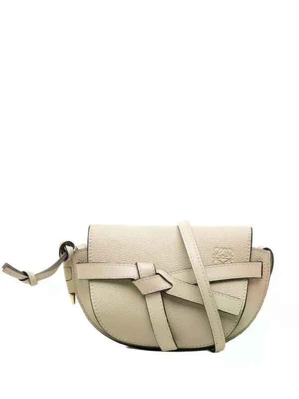 Loewe 2019 Mini Leather Gate Crossbody Bag