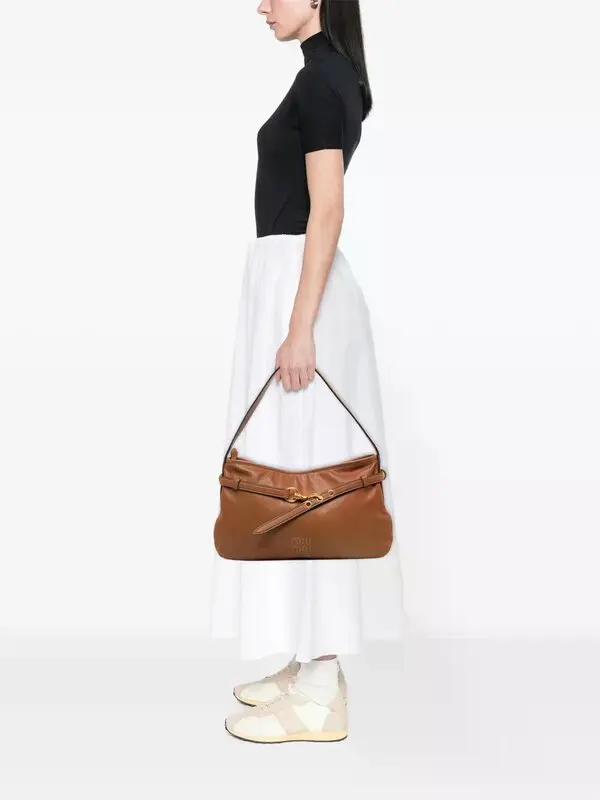 Miu Miu 2024 Large Nappa Aventure Shoulder Bag