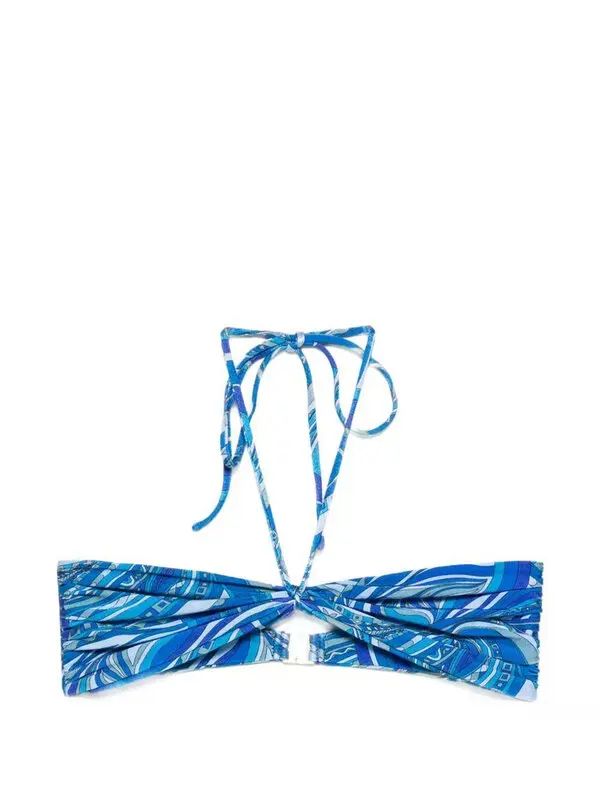 Faithfull The Brand La Brisa Bikini Top - Blue
