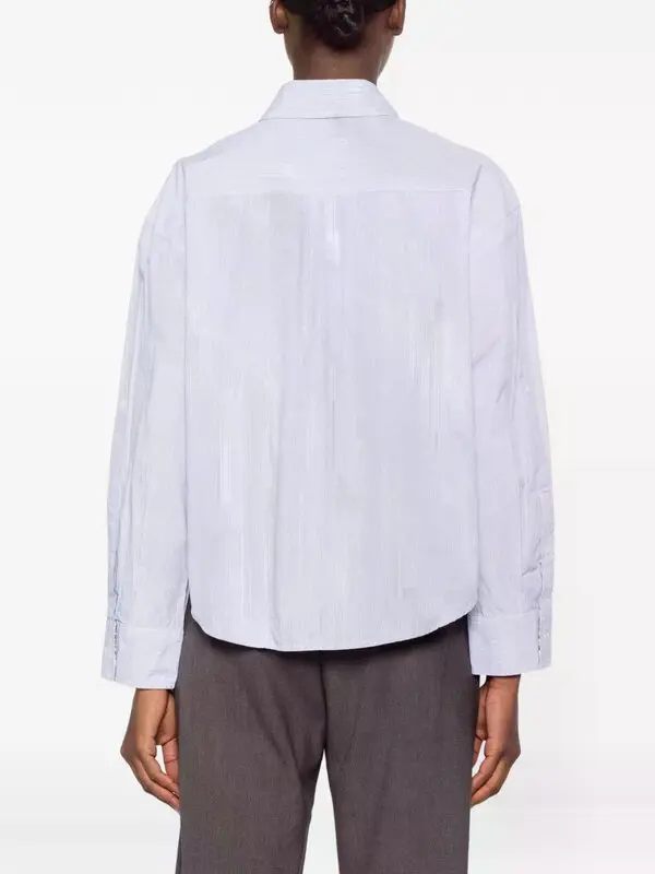 Fil Noir Striped Patch-pocket Shirt