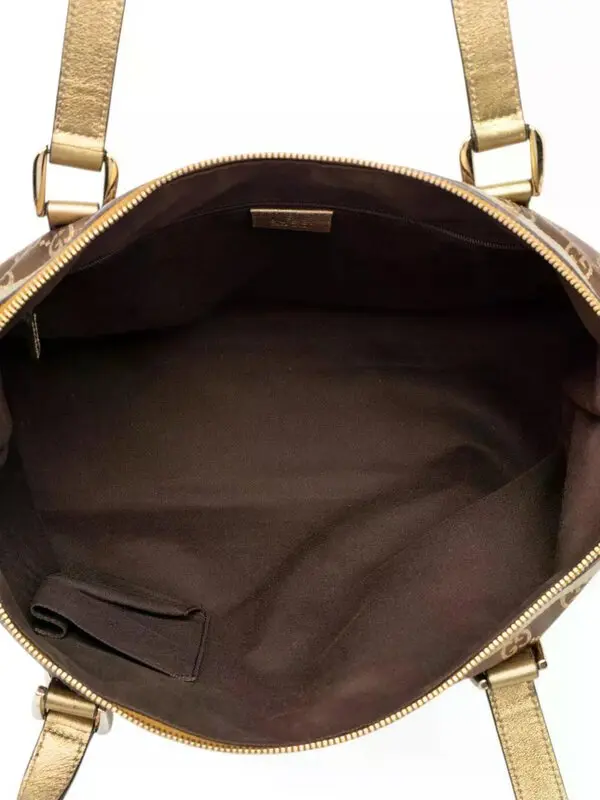 Gucci 2000-2015 Gg Nylon Abbey D Ring Tote Bag