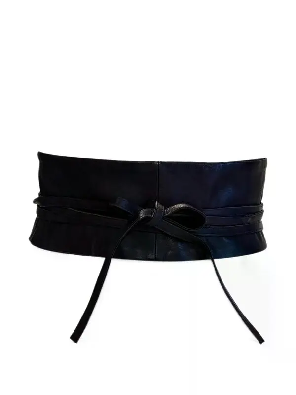 FURLING BY GIANI Geisha Tie-fastening Leather Belt