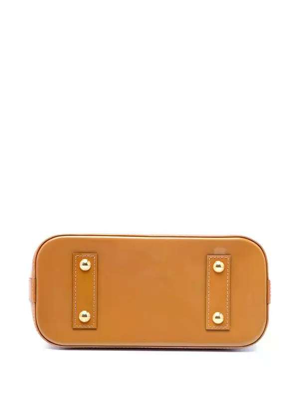 LOUIS VUITTON 2010-2020 Monogram Vernis Alma Bb Satchel