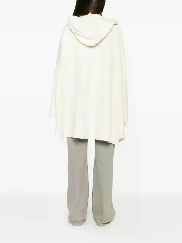 Liviana Conti Hooded Ribbed Long Cardigan