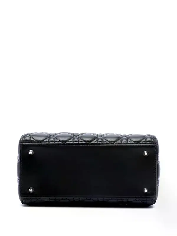 Dior 2007 Medium Lambskin Cannage Lady Satchel