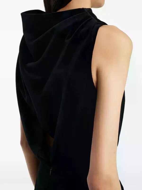Khaite Asymmetric Mini Dress