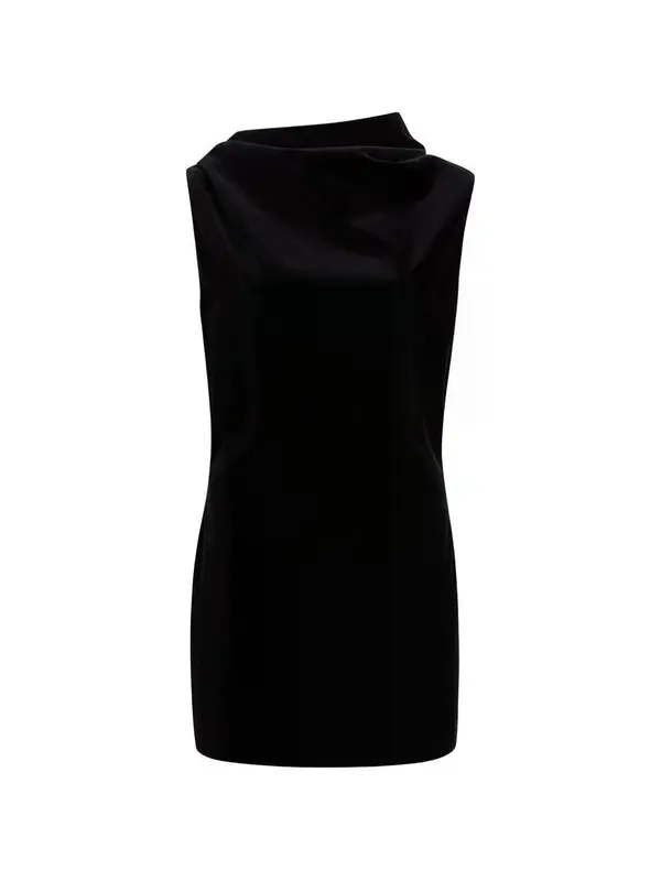 Khaite Asymmetric Mini Dress