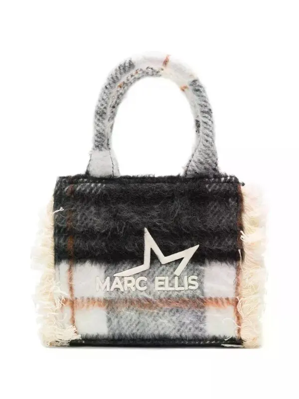 MARC ELLIS S Buby Plaid Tote Bag