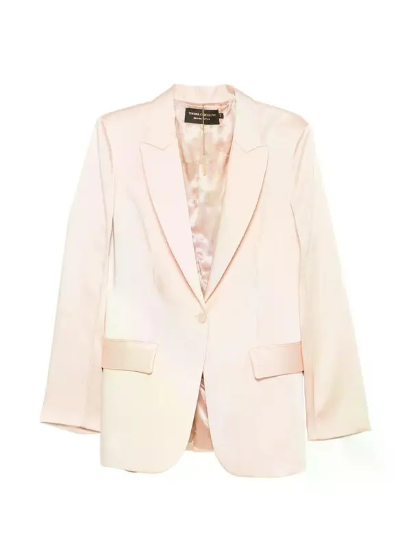 SIMONA CORSELLINI Peak-lapels Single-breasted Blazer - Neutrals