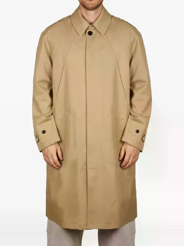 PALTO' Button-fastening Coat - Neutrals