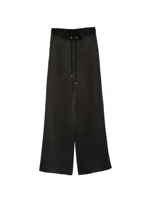 SIMONA CORSELLINI Drawstring-waist Wide-leg Trousers