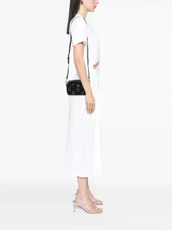 Prada 2010-2026 Pietre Tessuto Crossbody Bag