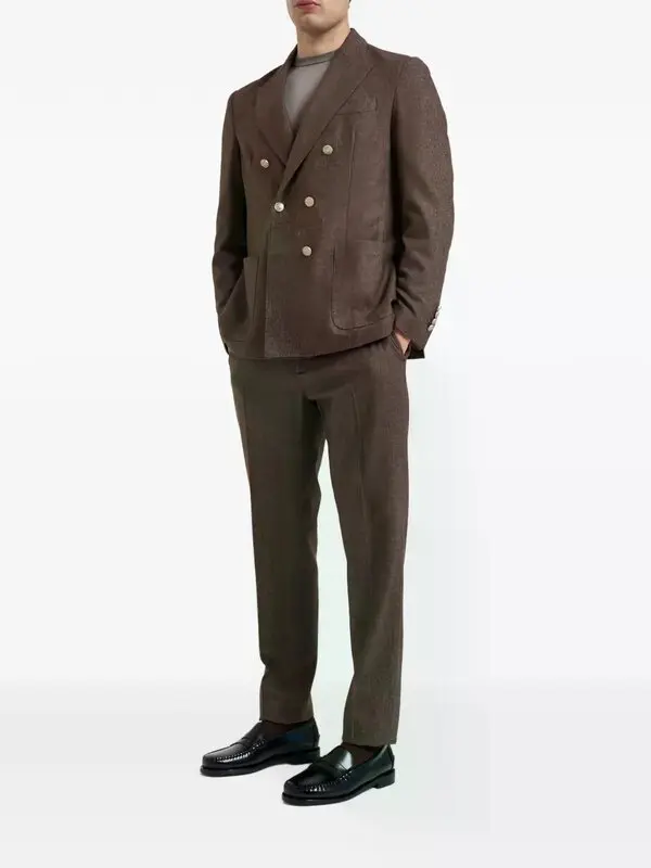 Eleventy Double-breasted Peak-lapels Jacket