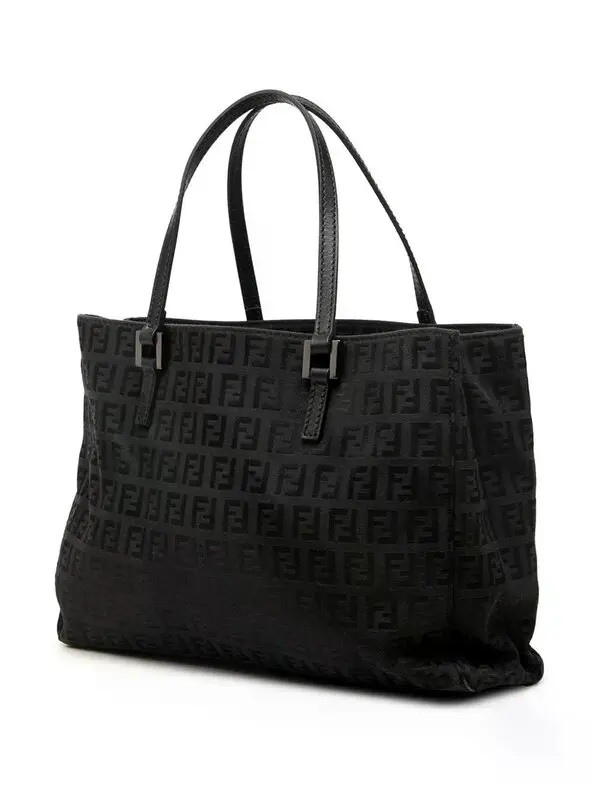 Fendi 2000-2010 Zucchino Canvas Tote Bag
