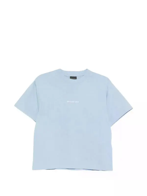 Balenciaga Logo-print T-shirt - Blue