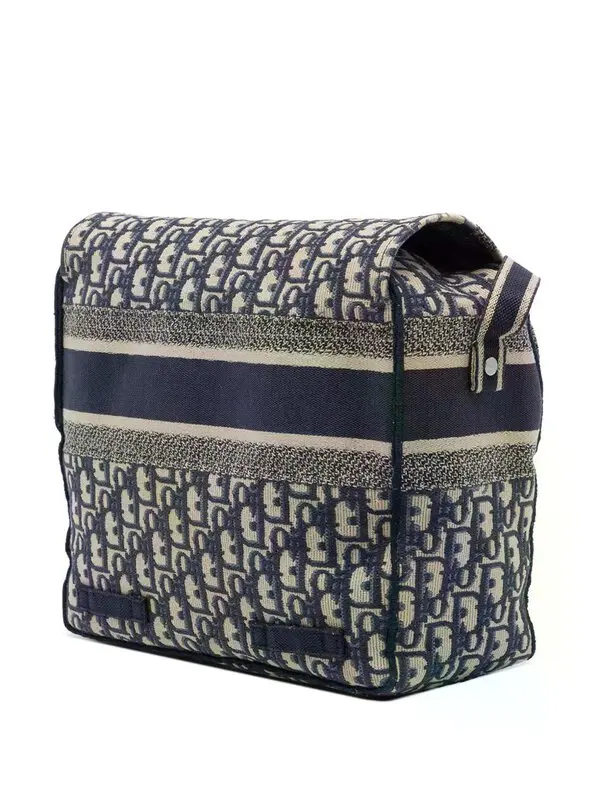 Dior 2019 Medium Oblique Embroidered Canvas Diorcamp Messenger Bag Crossbody Bag
