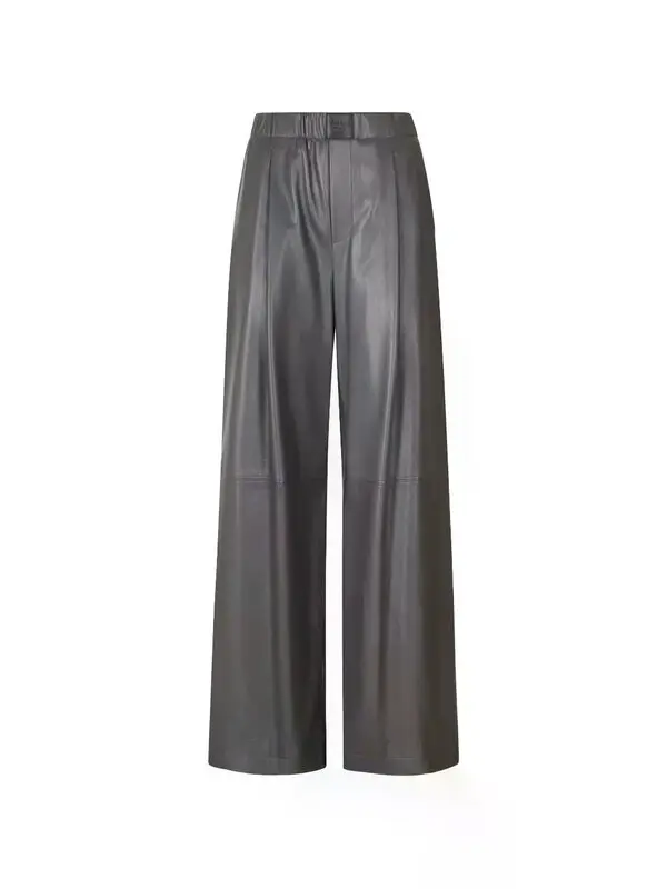 ISABELLE BLANCHE Elasticated Wide-leg Trousers