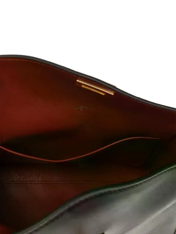 Balenciaga Le 7 Shoulder Nano Bag In Raisin