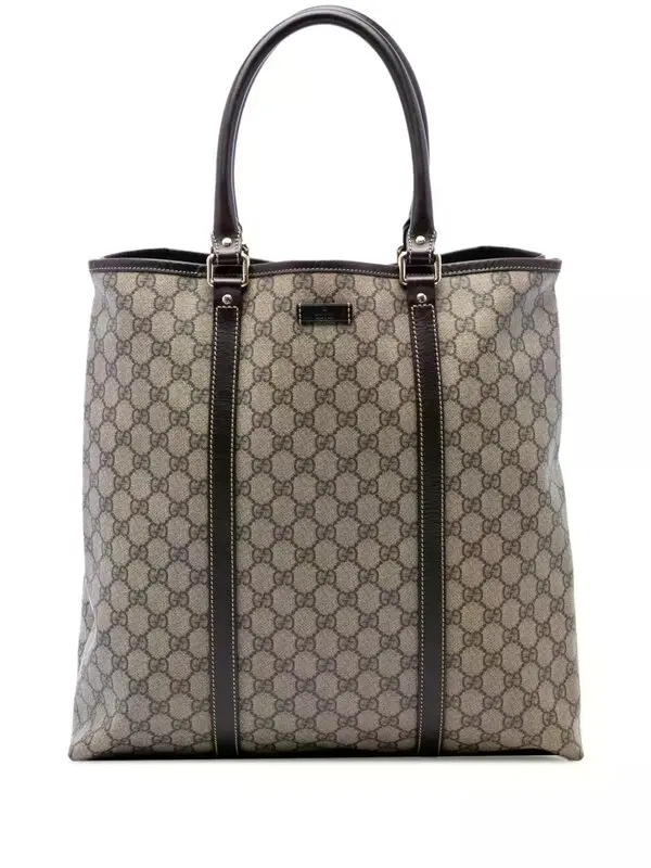 Gucci 2016-2026 Gg Supreme Joy Vertical Tote Bag - Neutrals