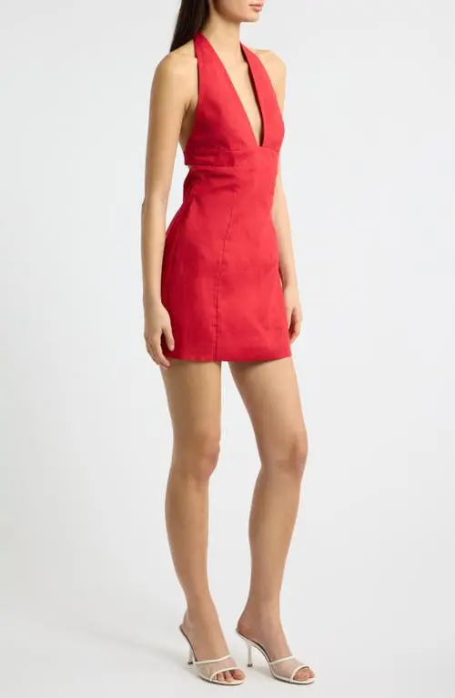 HELLO MOLLY Wardrobe Priority Halter Minidress