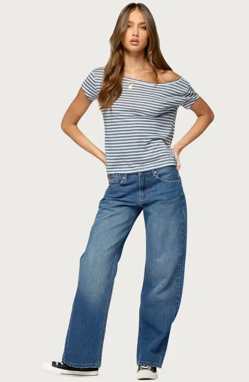EDIKTED Chanelle Off The Shoulder Sweater