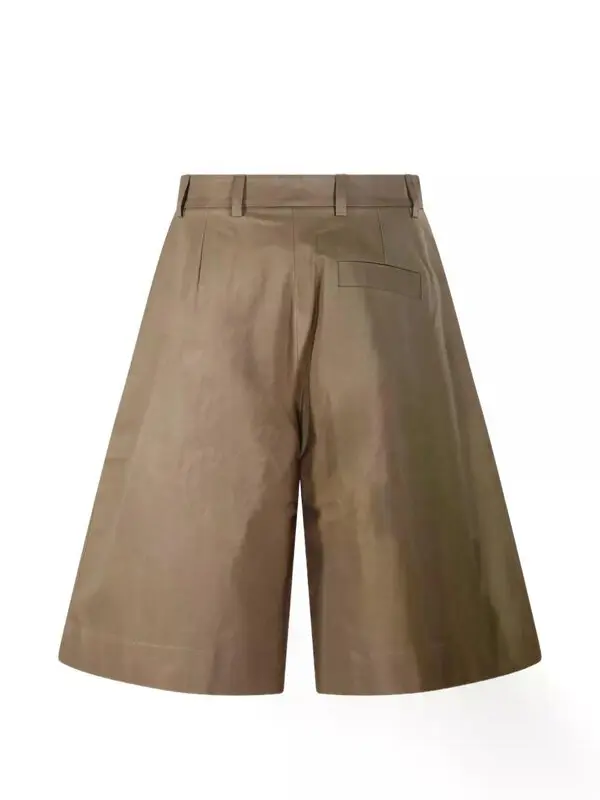 Sibel Saral Pleated Bermuda Shorts