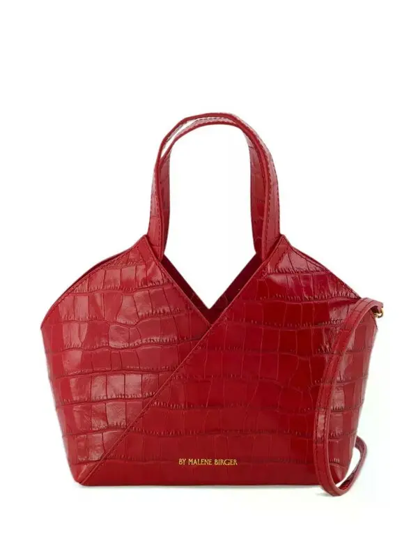 BY MALENE BIRGER Lullie Leather Cross Body Bag - Red