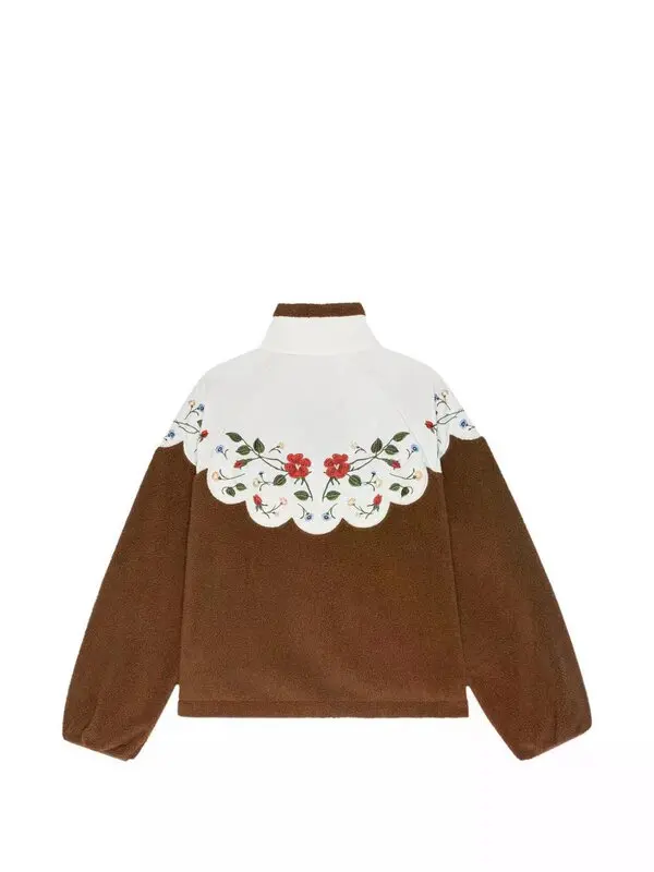The Great. The Plush Wildflower Sweatshirt