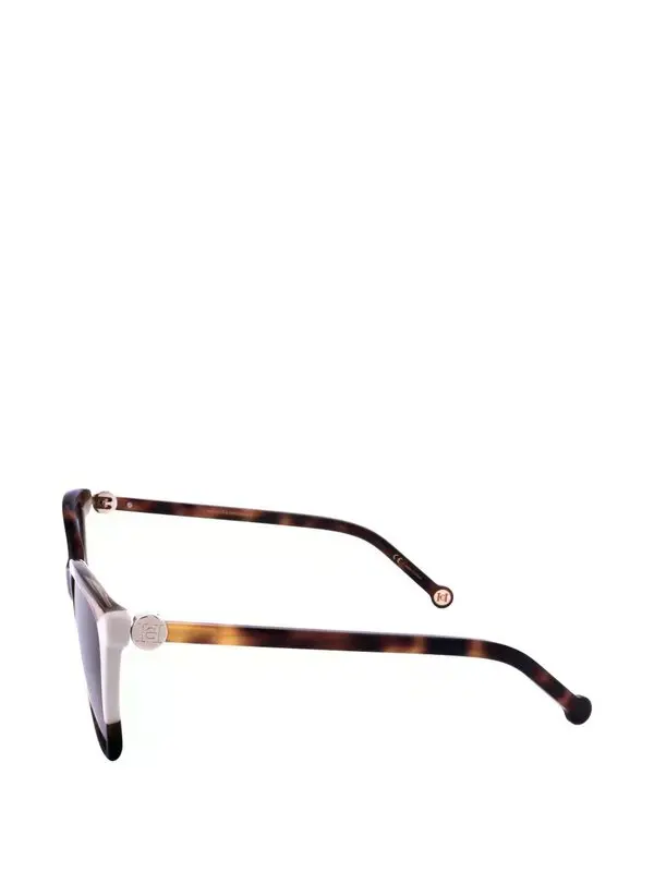 Carolina Herrera Tortoiseshell-effect Cat-eye Sunglasses