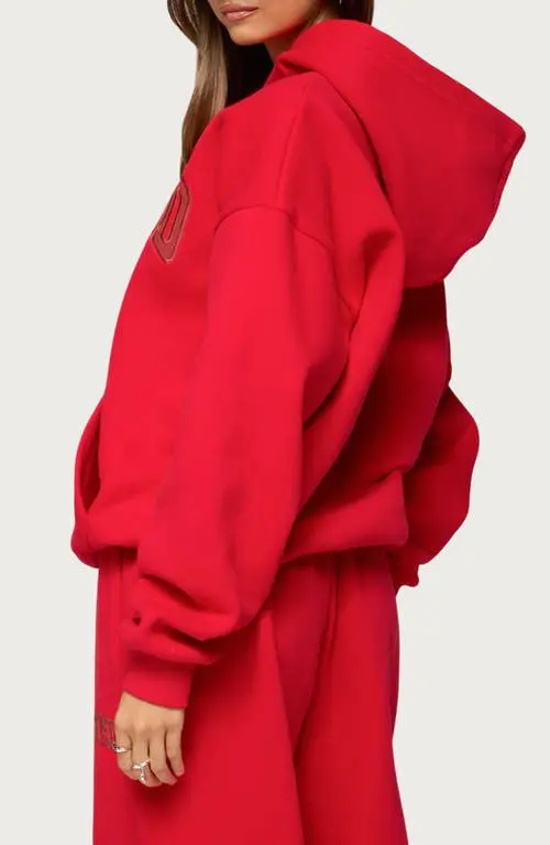 EDIKTED Crush Oversized Graphic Hoodie