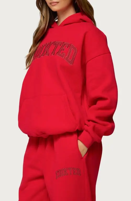 EDIKTED Crush Oversized Graphic Hoodie