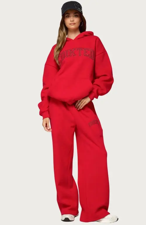 EDIKTED Crush Oversized Graphic Hoodie