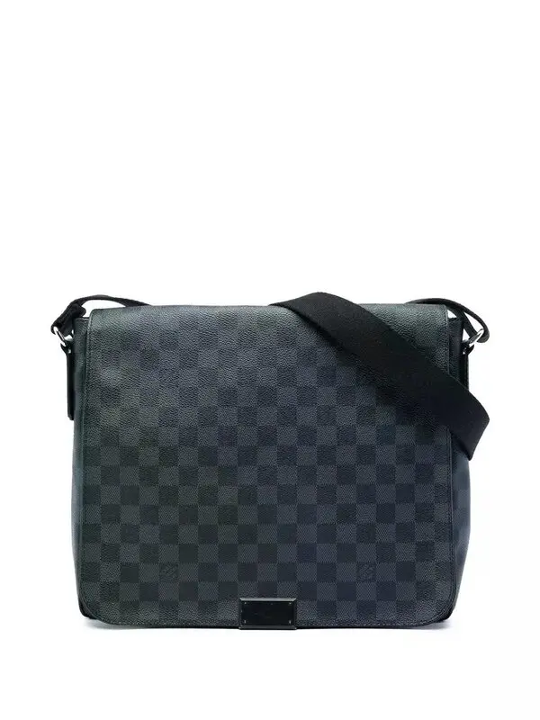 LOUIS VUITTON 2013 Damier Graphite District Pm Crossbody Bag