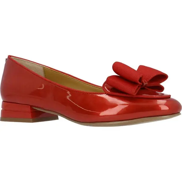 J. Reneé Kori Bow Flat - Red