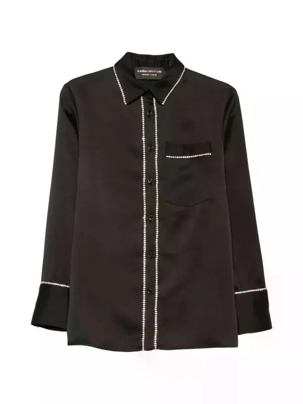 SIMONA CORSELLINI Crystal-embellished Shirt