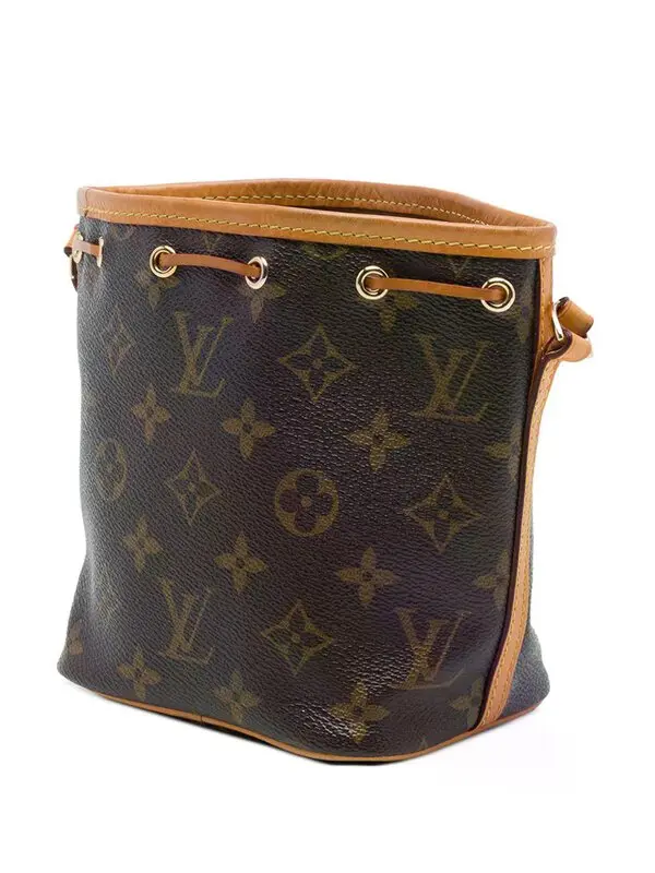 LOUIS VUITTON 2016 Monogram Nano Noe Bucket Bag
