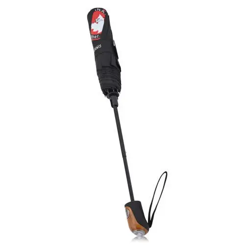 CANADA WEATHER GEAR Compact Auto Open Travel Umbrella