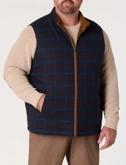 OAK HILL BY DXL Big & Tall Reversible Quilted Vest V2